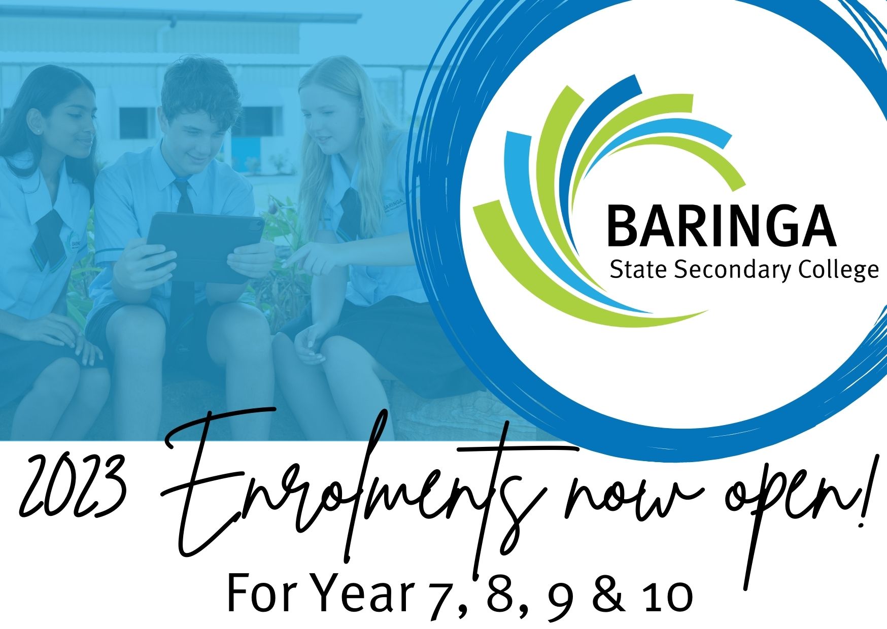 Enrolling at our college